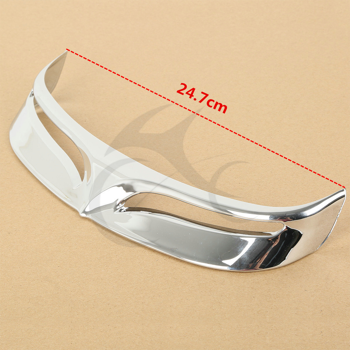 Chrome Rear Fender Edge Trim Tip Trailing For 2007-2017 Harley Fatboy ...