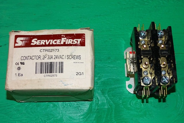 Service First Trane Contactor 2P 30A 24VAC CTR02573 for sale online | eBay