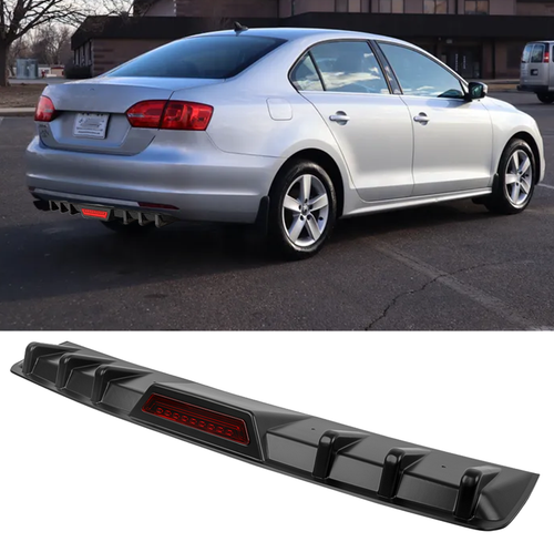 Car Rear Bumper Diffuser Lip Splitter Spoiler Body Kit For VW Jetta GLI ...