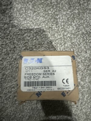 C320KGS3 Eaton Freedom Series A2 Side Mount 1NO-1NC Auxiliary Contact ...
