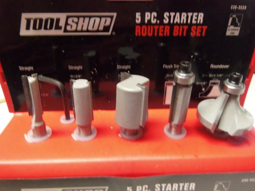 Router Bit Set - C2 Carbide Tipped- 5 Piece | eBay