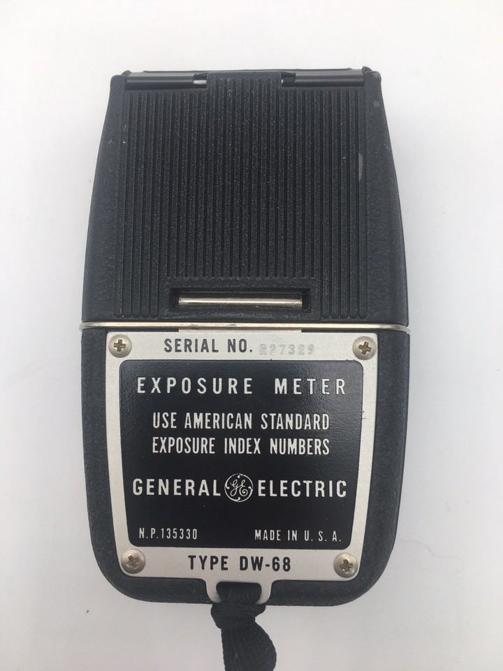 GE General Electric Light Exposure Meter Type DW-68 With Instructions ...