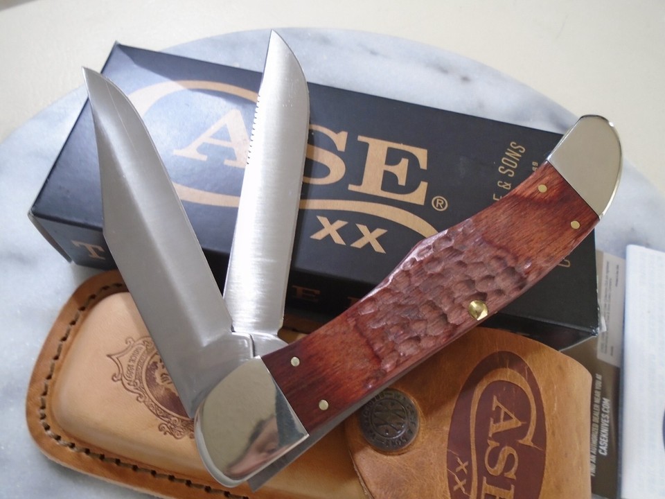 Case XX 2 Blade Folding Hunter Pocket Knife 6265 SS Jig Rosewood ...