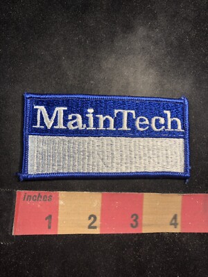 Main Tech MAINTECH Advertising Patch 94NJ | eBay