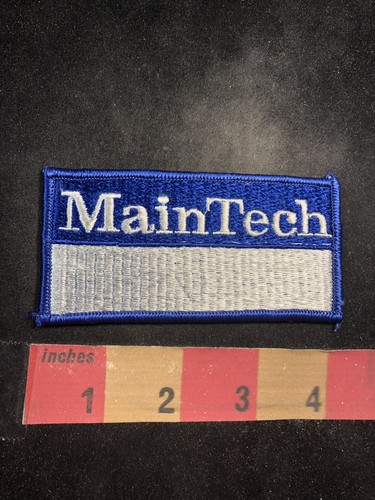 Main Tech MAINTECH Advertising Patch 94NJ | eBay