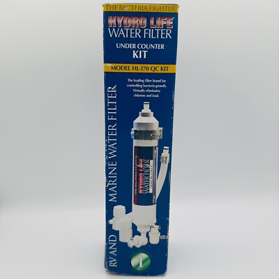 Hydro Life 52103 HL-170 QC Under Counter Filter Kit (Brand New White ...
