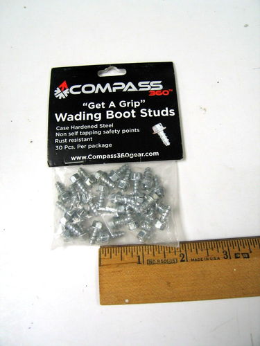 30 Compass 360 Wading Boot Studs Traction Spike Cleats | eBay