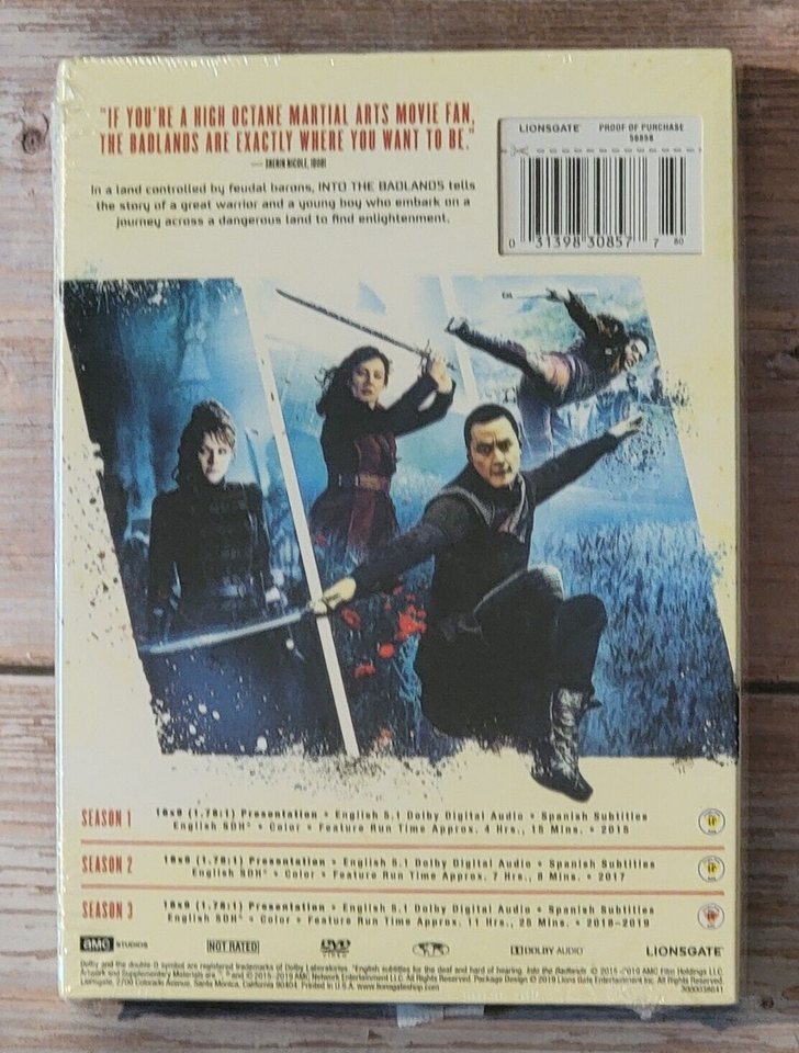 Into the Badlands: The Complete TV Series Seasons 1-2-3 ( DVD SET ) NEW ...