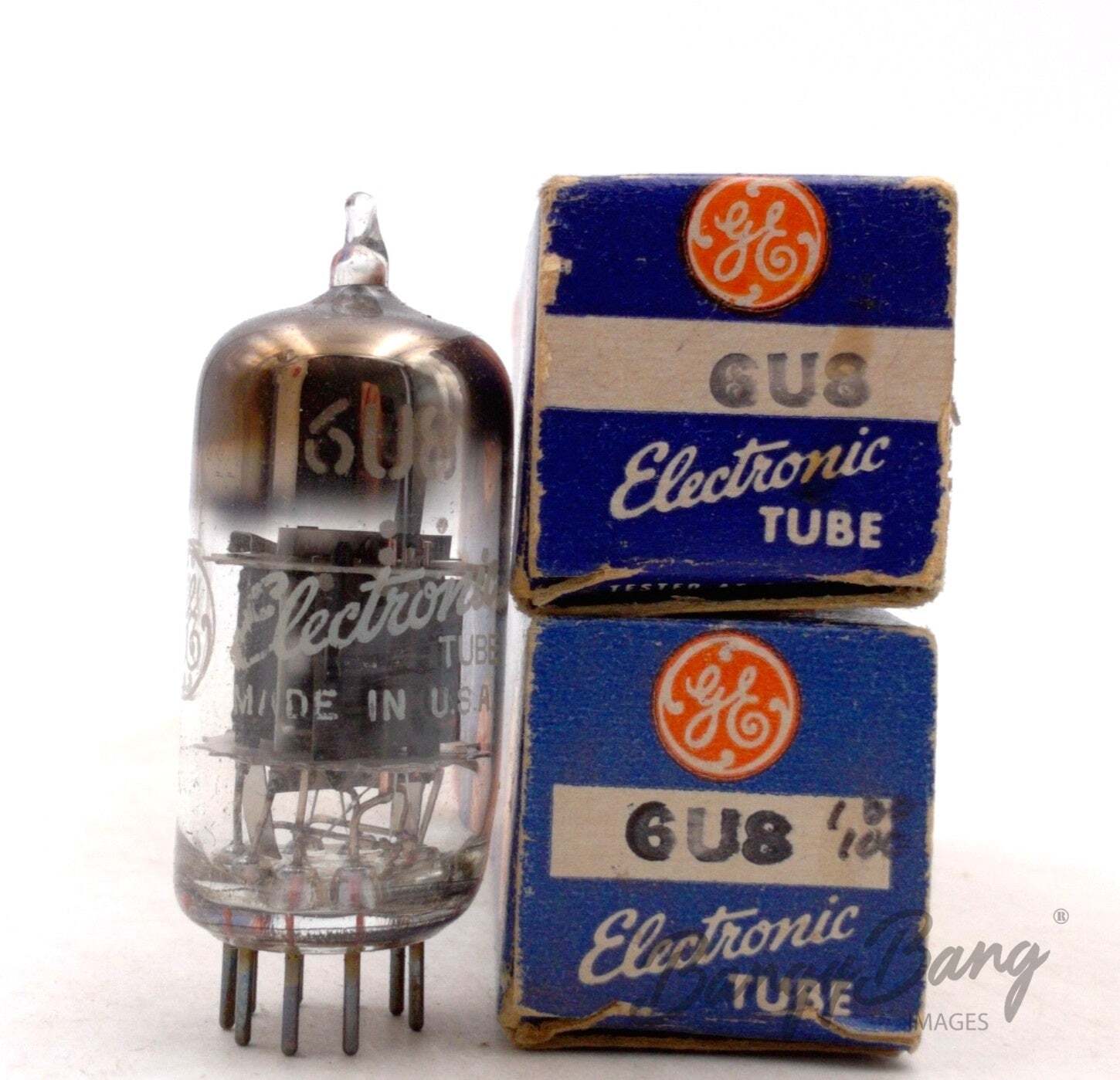 2 General Electric 6U8 Triode Pentode VHF Radio/Television Mixer ...