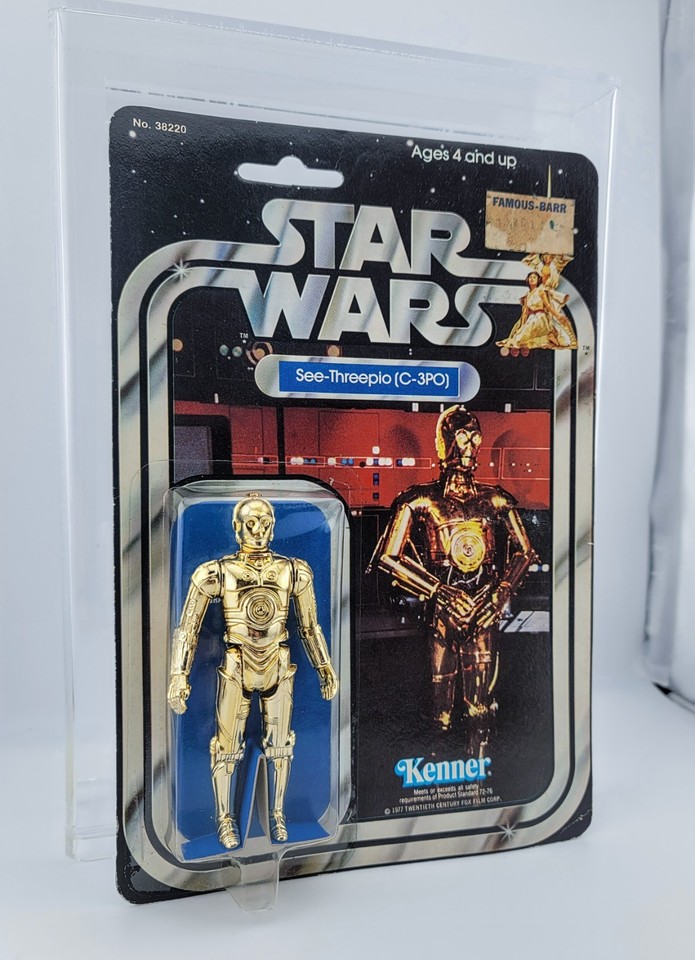 Vintage Kenner Star Wars C-3PO 21 Back 1978 Sealed CLEAR MOC Rare afa ...