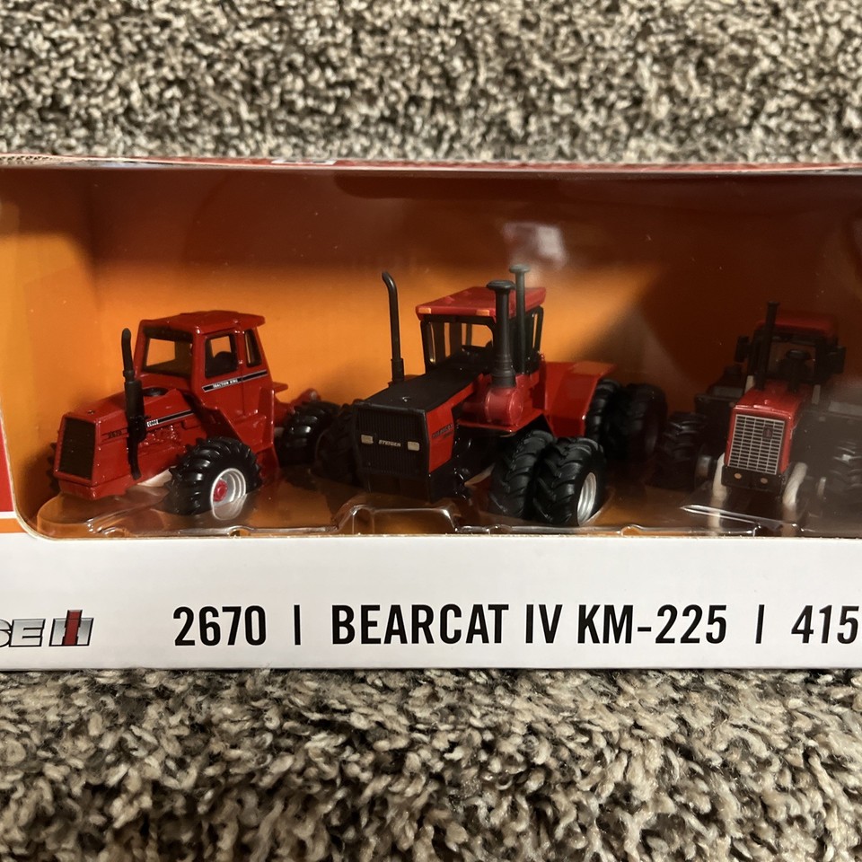 ERTL 1:64 TOY TRACTOR TIMES Case 2670 Steiger Bearcat IV KM-325 IH 4156 ...