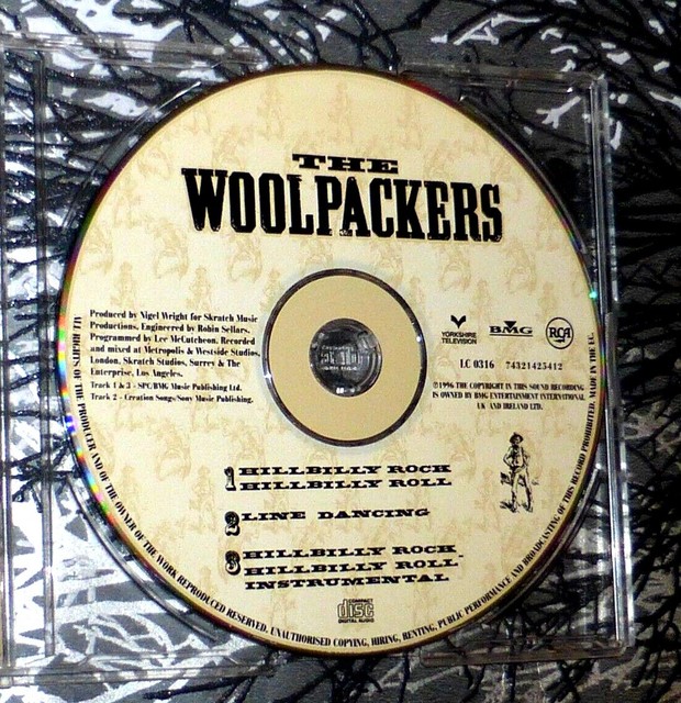 Woolpackers Hillbilly Rock Hillbilly Roll CD Europe BMG 1996 3 Track B ...