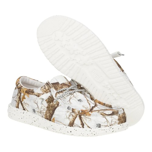 Hey Dude White Camo Wendy Realtree Edge Colors Women's 9 NWT | eBay
