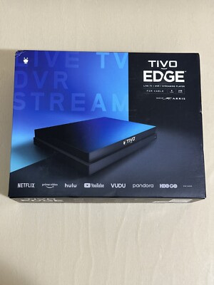 TiVo EDGE For Cable 2TB DVR & Streaming Player - Black - Used, READ ...