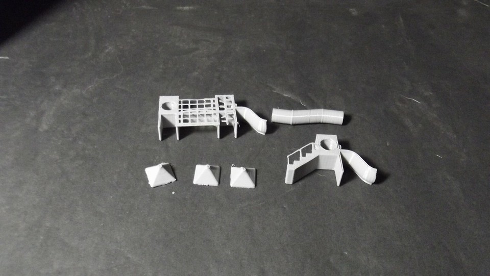 N Scale Playground Equipment Kit. TA7 3D Printed | eBay