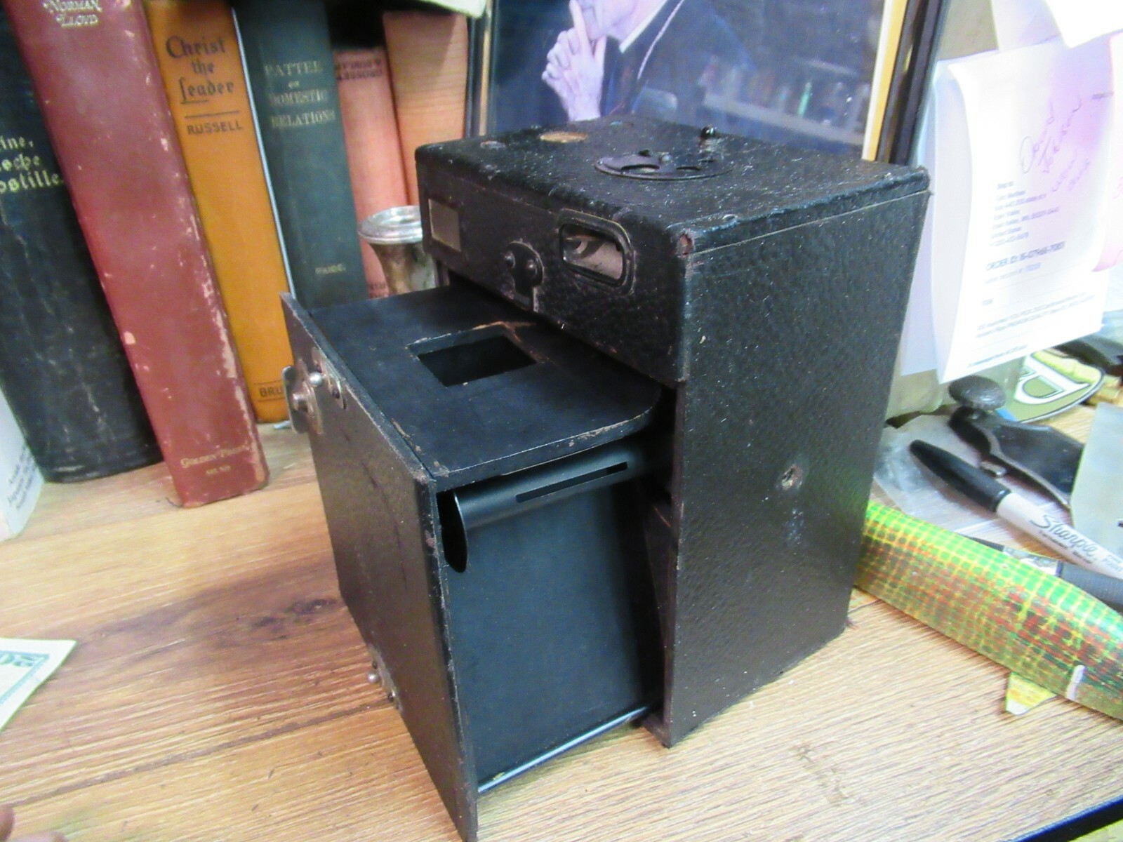 ENSIGN THE 2 1/2 BOX FORM CAMERA HOUGHTONS LTD LONDON VINTAGE ANTIQUE ...