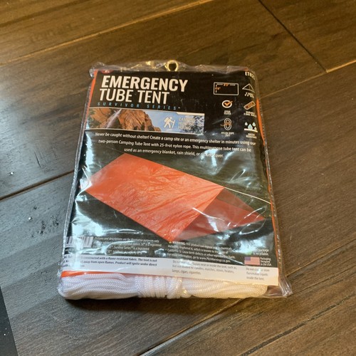 Emergency Survival Camping Shelter Tube Tent Waterproof Prepper 8x4 new ...