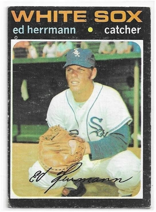 ED HERRMANN 1971 Topps Baseball card #169 Chicago White Sox EX | eBay
