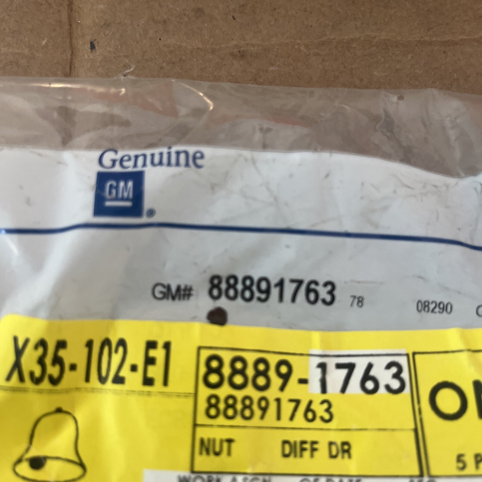 Differential Drive Pinion Gear Nut-4WD Front GM Parts 88891763 for sale ...