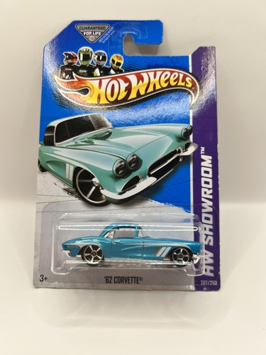 Hot Wheels ‘62 Corvette #207 HW Showroom Blue New | eBay