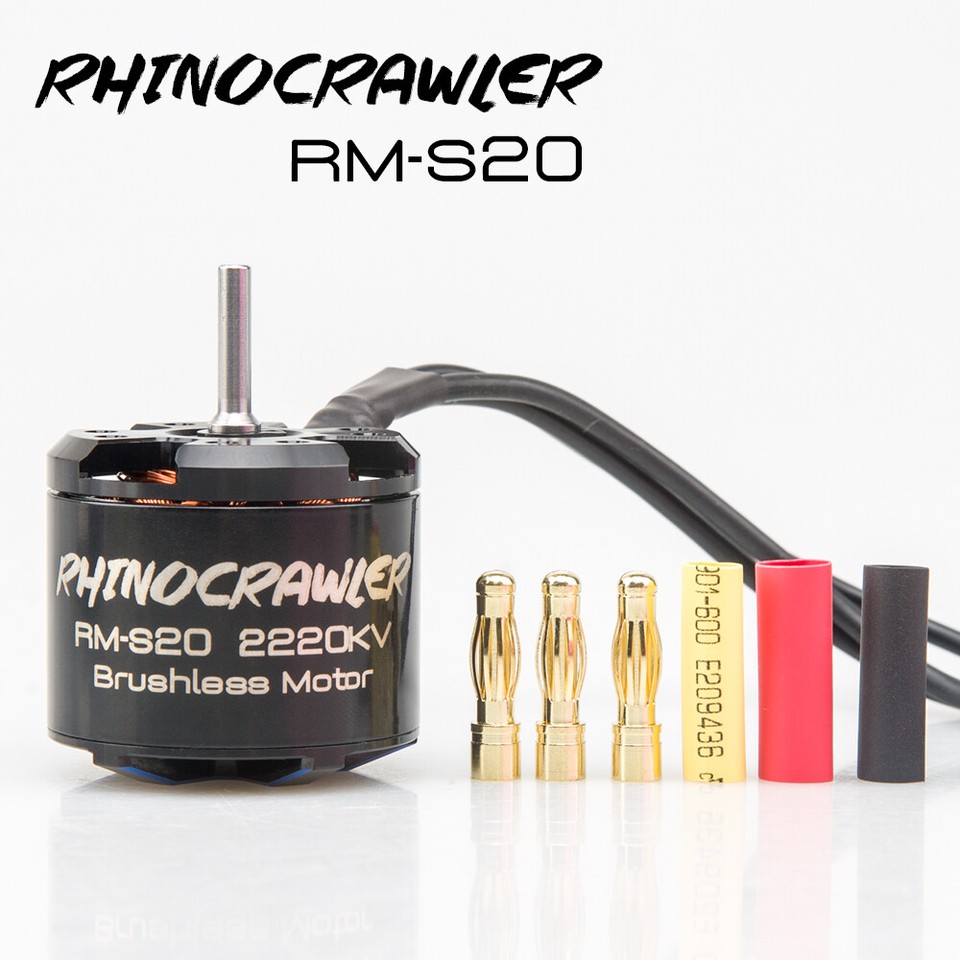 RhinoRC 540 AM32 ESC Combo Set 80A Brushless Motor Combo Crawler Car ...
