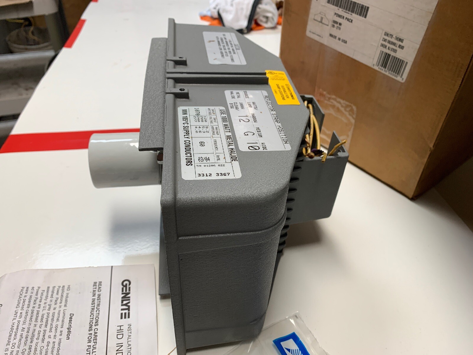 Genlyte-Thomas PP1000MA HID Industrial Luminaire Metal Halide 1000W ...