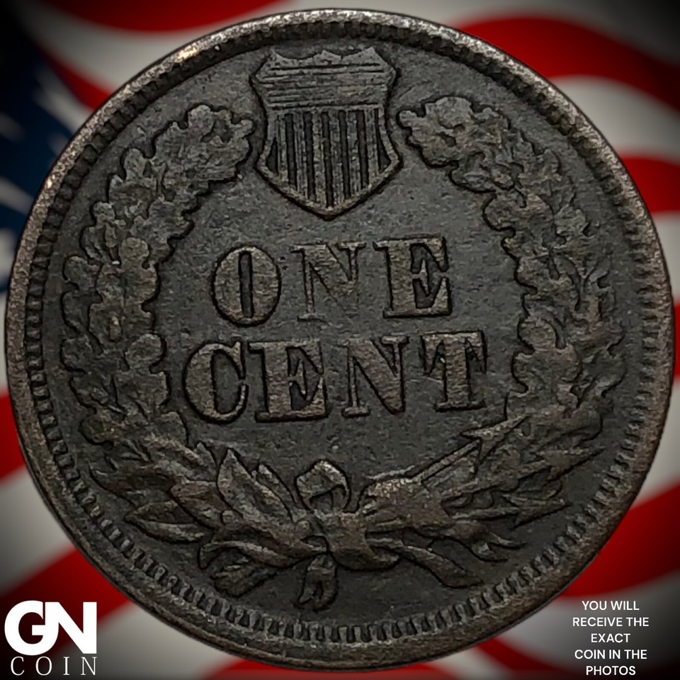 1866 Indian Head Cent Penny Y0643 | eBay