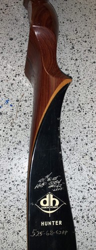 Needs Repair - Vintage Damon Howatt HUNTER Recurve Bow Left LH 42# at ...
