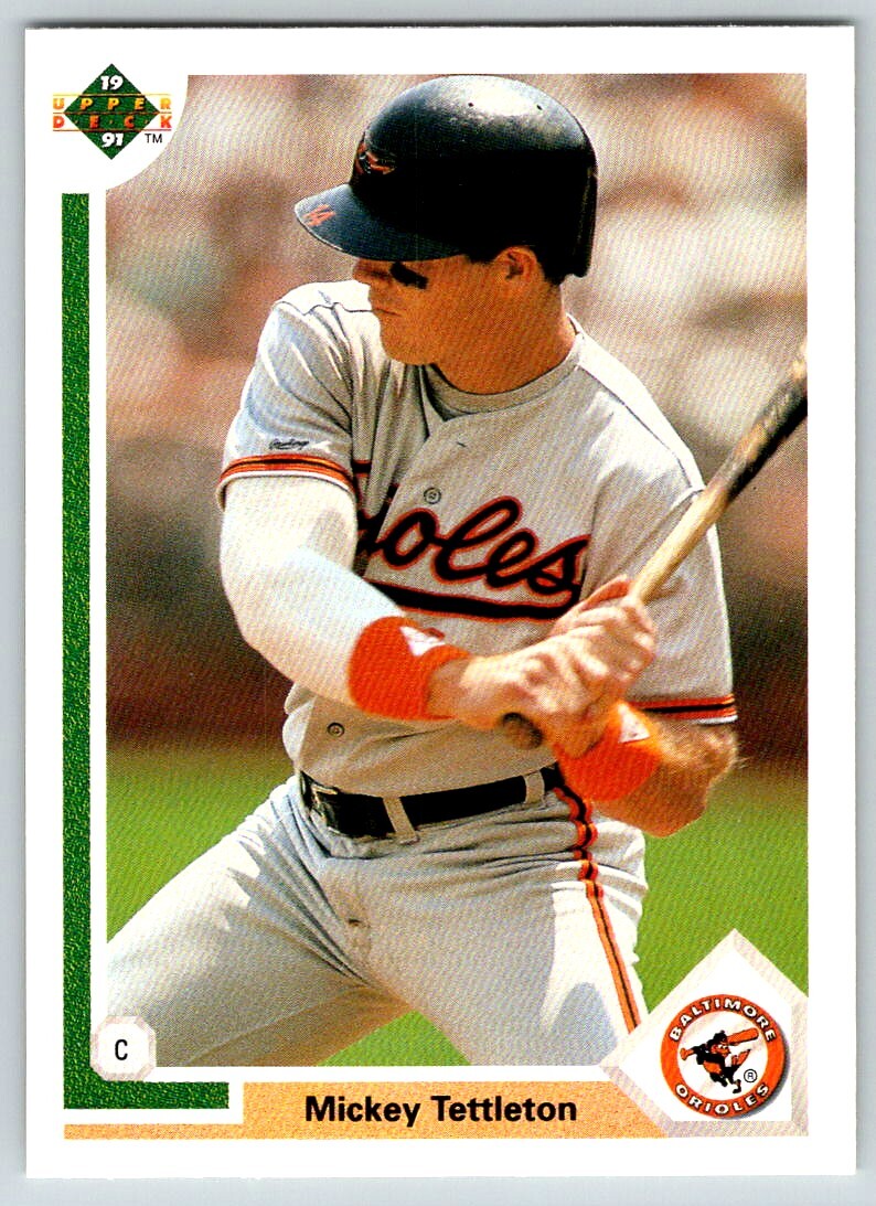 1991 UPPER DECK MICKEY TETTLETON BALTIMORE ORIOLES #296 | eBay