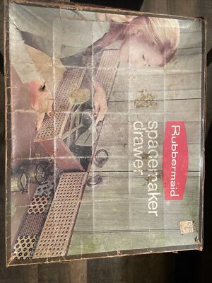 VINTAGE RUBBERMAID SPACEMAKER DRAWER 1974 IN ORIGINAL BOX! | eBay