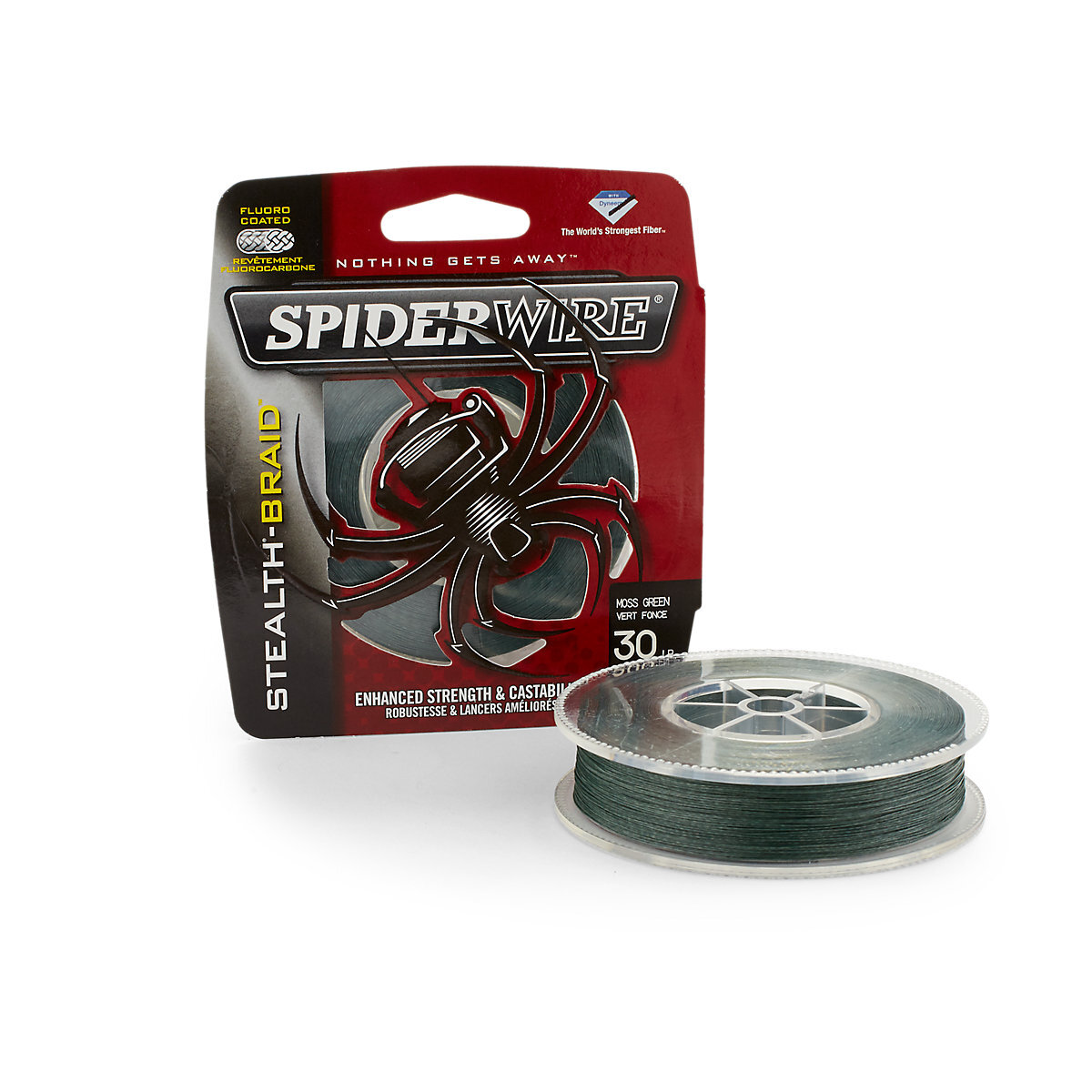 SpiderWire Stealth® Superline, Moss Green, 30lb--500yd | 13.6kg Fishing ...