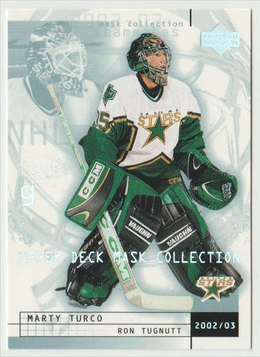 2002 Upper Deck Mask Collection #26 Marty Turco | Ron Tugnutt Dallas ...