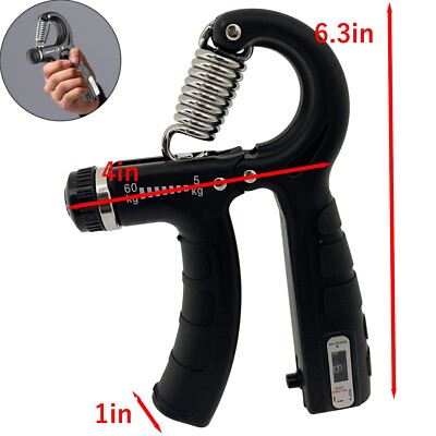 R-type Adjustable Counting Hand-Muscle Developer Hand Strength Spring ...