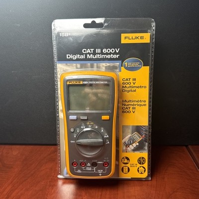 Fluke 15B+ 600V Cat III Digital Multimeter (2857) (8589) | eBay