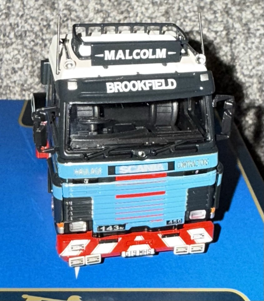 Tekno W H Malcolm Scania 143 1.50 Scale Model Truck Similar to WSI Etc ...