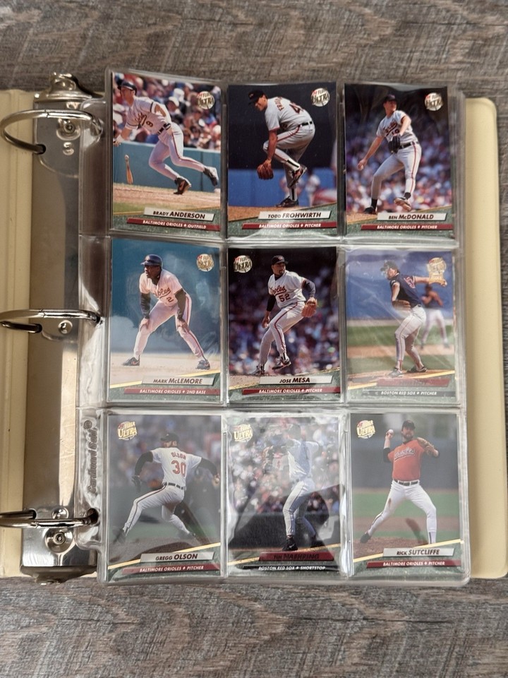 1992 F Ultra BB Partial Set in Album 580/600 & Fleet Series One ...