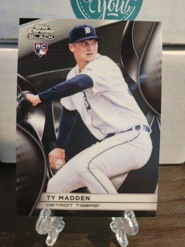 2025 Topps Chrome Black Ty Madden RC | eBay