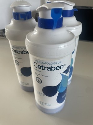 Cetraben Emollient Cream Pump Dispenser 500g x3 5030451003454 | eBay UK