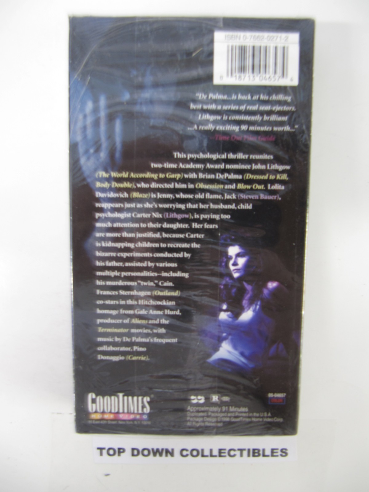 Raising Cain John Lithgow, Lolita Davidovich VHS Movie Unopened | eBay