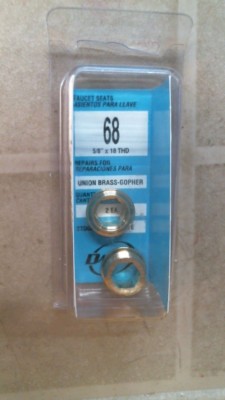 Danco 30067E Faucet Seats for Union Brass-Gopher, #68, 5/8" x 18 THD, 2 ...