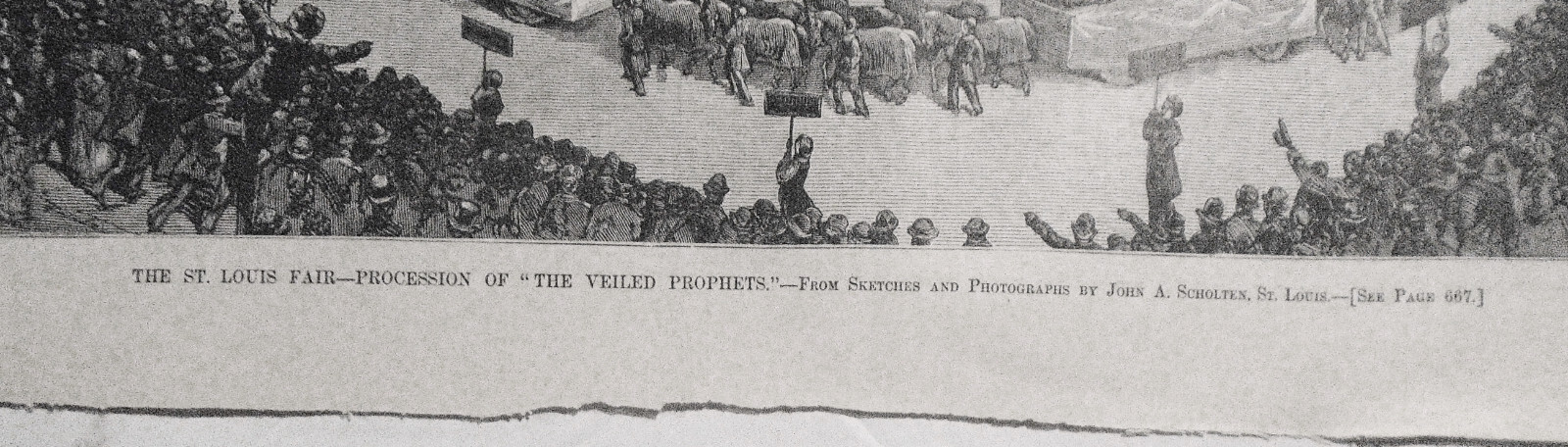 Procession of the "Veiled Prophets", The St. Louis Fair - Harper's ...