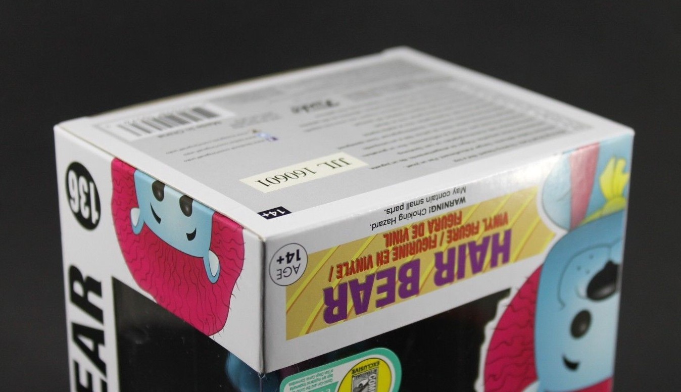 FUNKO POP ANIMATION HAIR BEAR BUNCH #136 HAIR BEAR (BLUE 2016 SDCC ...