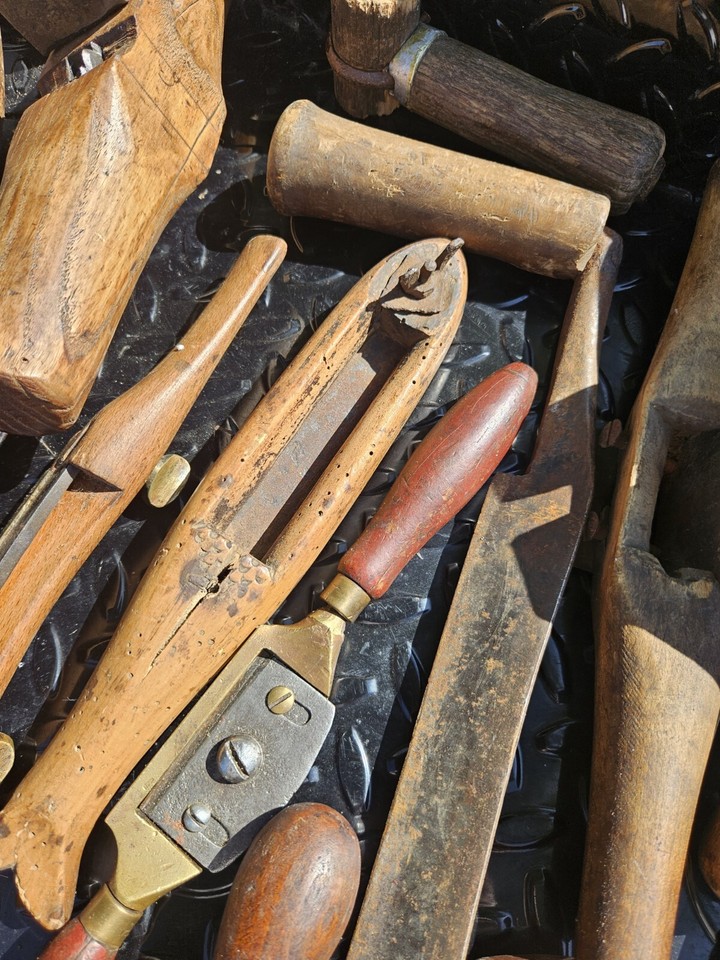 Wood Handle Wood Carving Shaving Tools Lot of 28 Pieces Antique ...