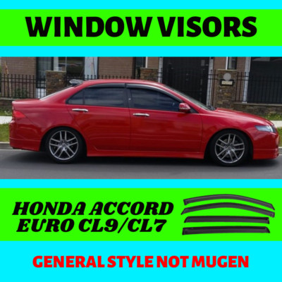 Fits Honda Accord EURO CL9 CL7 GENERAL Side Visors Window ...