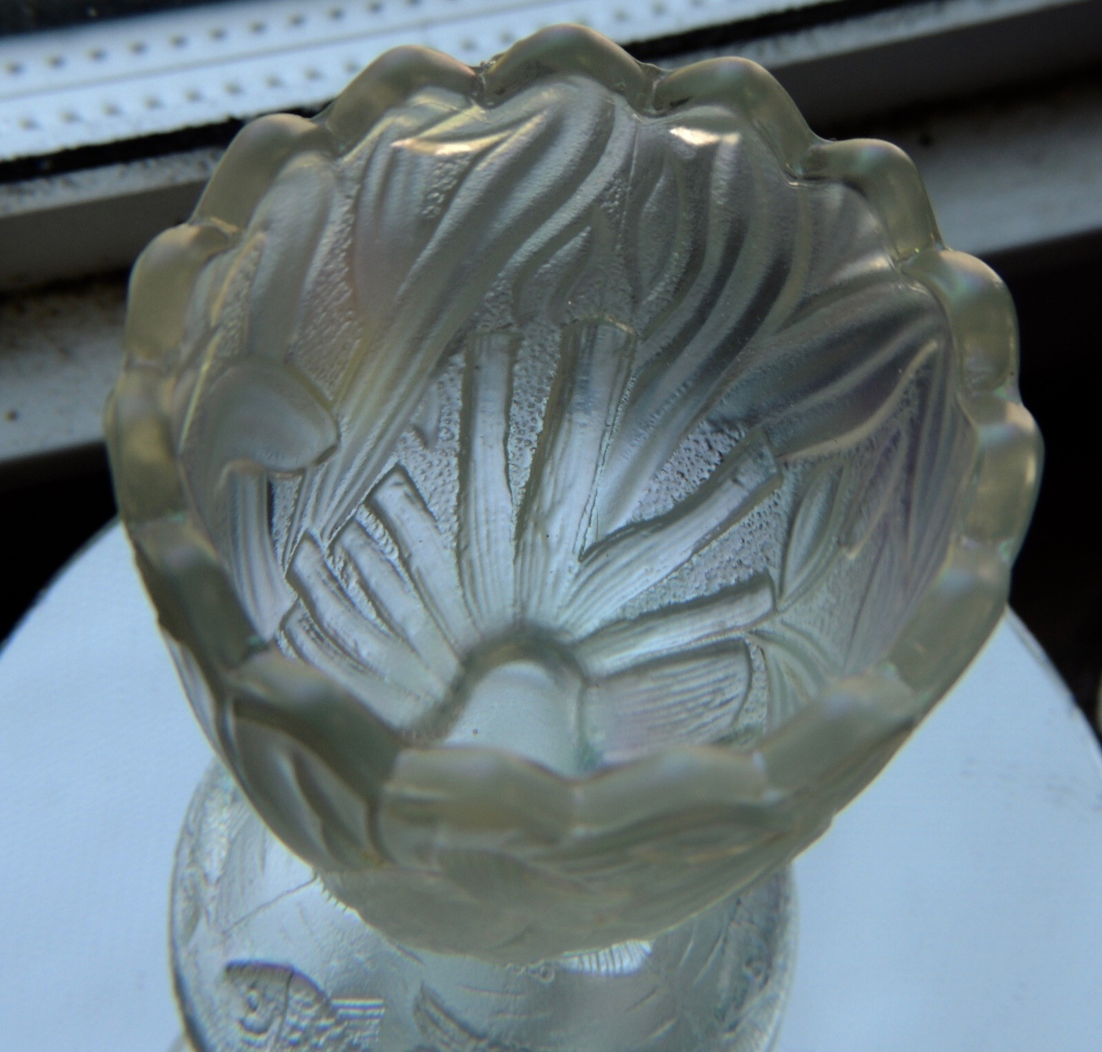 St.Clair Glass Iridescent Glass Kingfisher Toothpick Holder | eBay