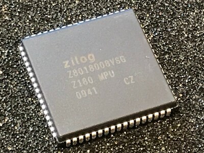 ORIGINAL ZILOG Z8018008VSG Z180 MPU 68 PIN PLCC CHIP UK STOCK x1 fcb27 ...