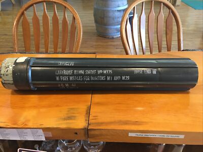 1980’s Mortar Tube 81mm Smoke WP M375 | eBay