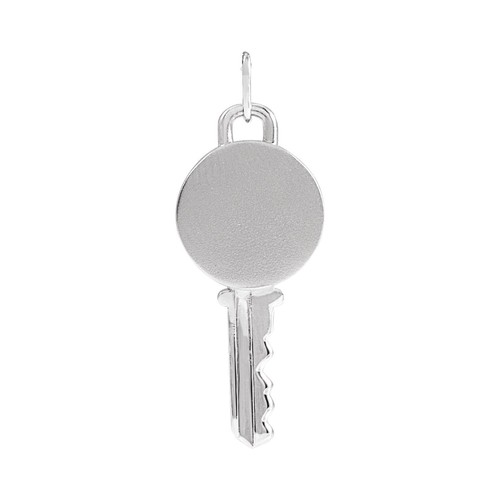 Sterling Silver Engravable Key Pendant Fine Jewelry Gift for Her | eBay