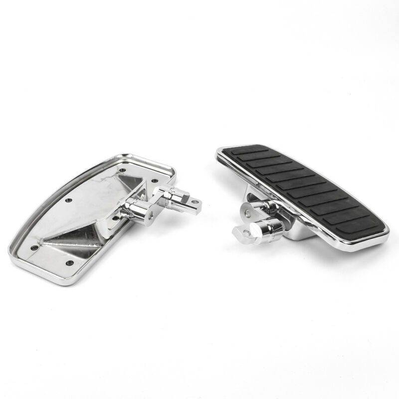 Pair Front Floorboard Footboard For Harley Honda Yamaha Suzuki Kawasaki ...