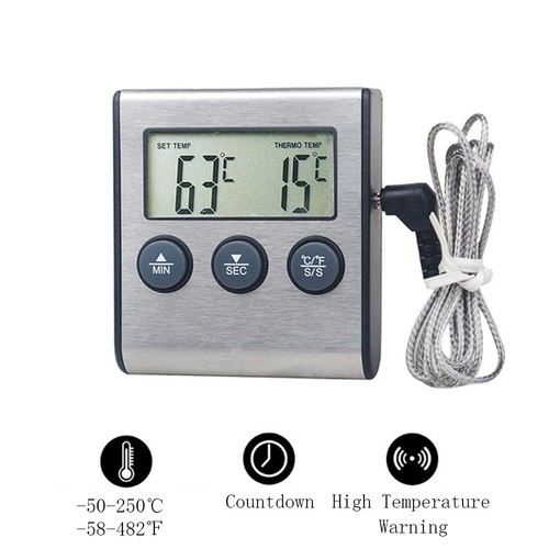 Mini Digital Cooking Thermometer High Precision Meat Food Temperature ...